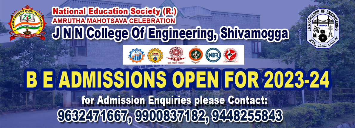 JNNCE | Jawaharlal Nehru New College of Engineering, Shivamogga